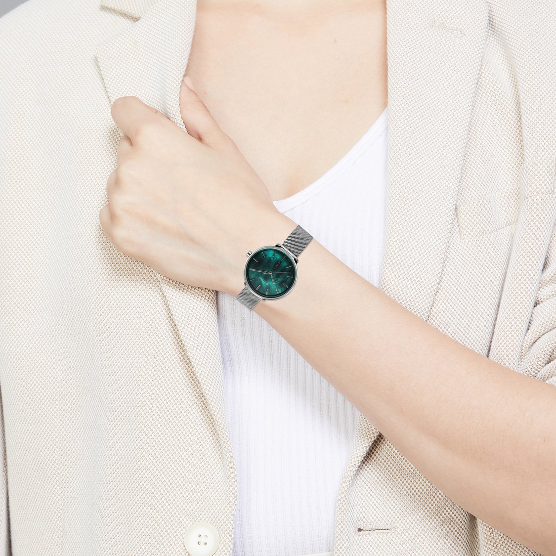 Buy TITAN Neo Mother of Pearl Analog Watch - 2763SM01 from Titan at ...