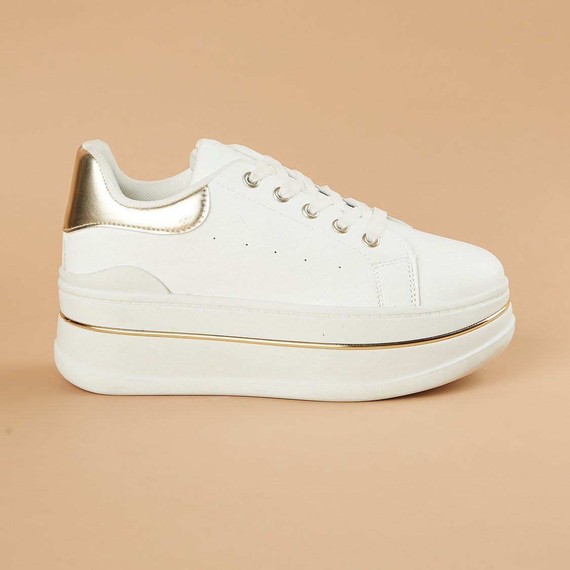 Buy GINGER Platformed Chunky Sneakers from Ginger at just INR 1899.0