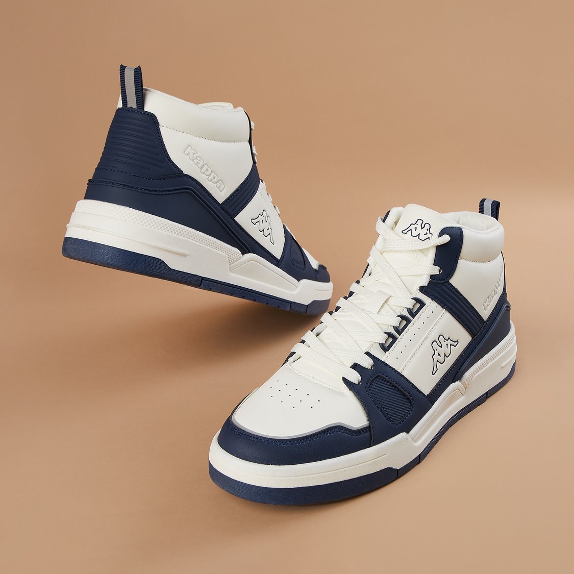 Buy KAPPA Panelled High Top Sneakers from Kappa at just INR 3699.0