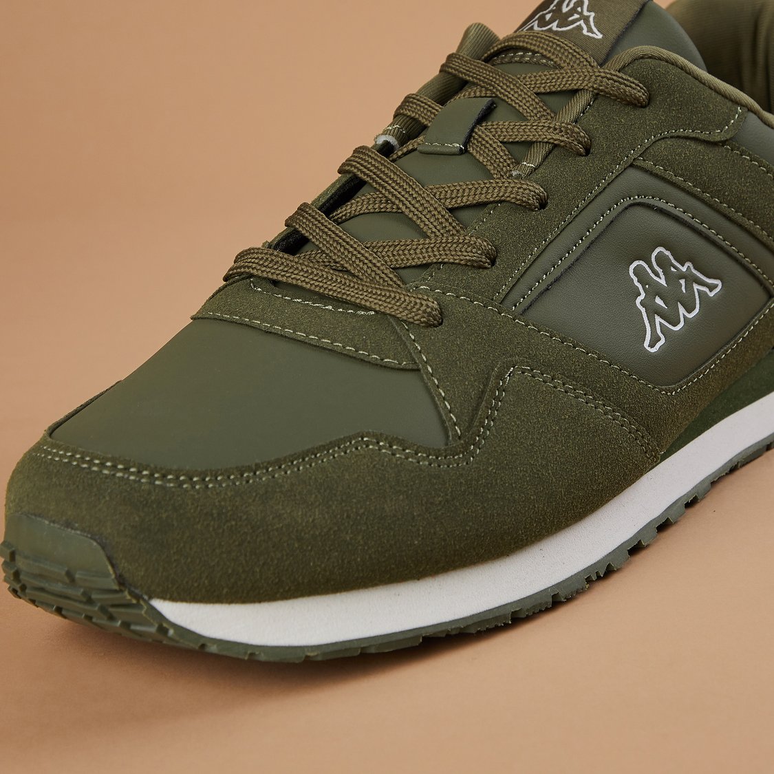 Buy KAPPA Panelled Low-Top Sneakers from Kappa at just INR 3499.0