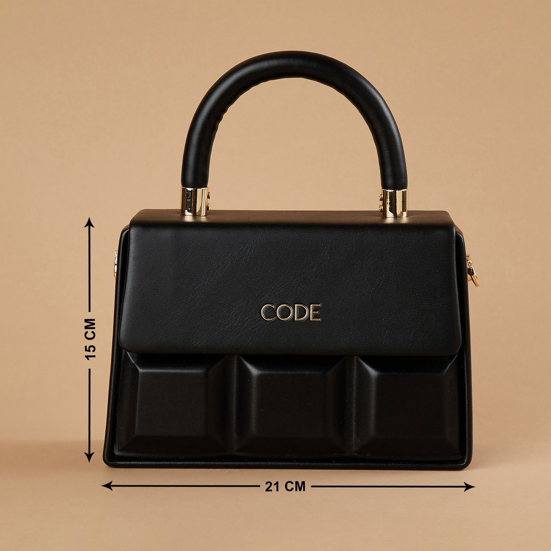 Buy CODE Solid Satchel Bag from CODE at just INR 1899.0