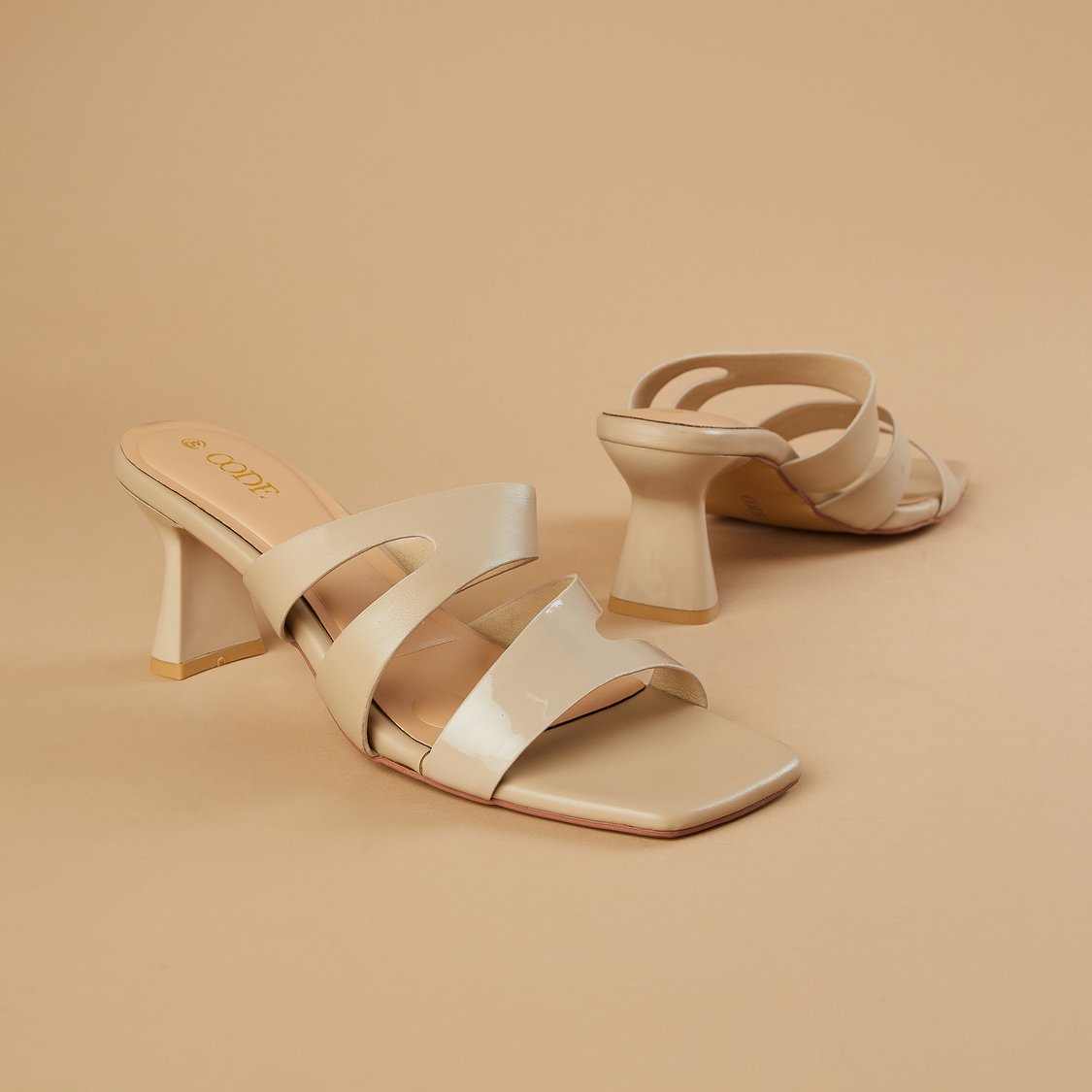 Buy CODE Cut-Out Spool Heels from CODE at just INR 1499.0