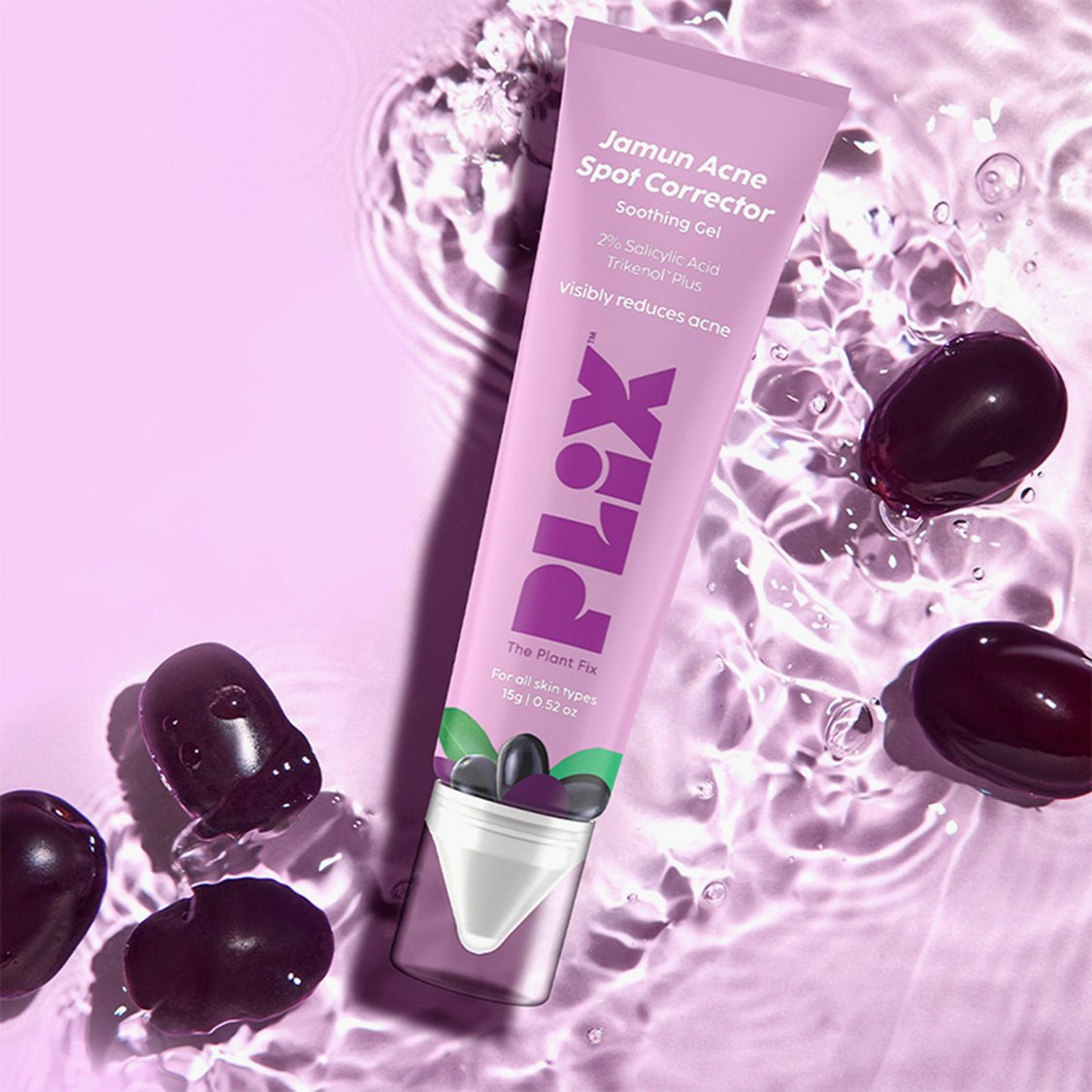 Buy PLIX Jamun Acne Spot Correcter Gel - 15g from Plix at just INR 450.0