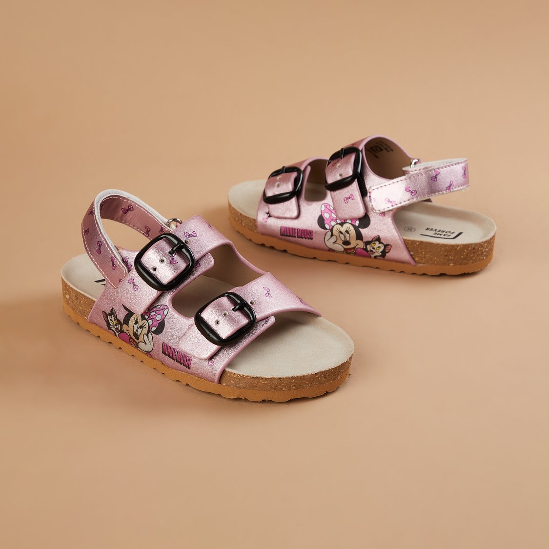 Buy FAME FOREVER Girls Minnie Mouse Metallic Floaters from Fame Forever ...