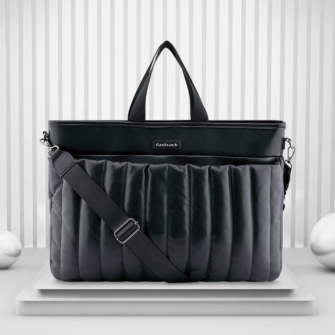 Buy FASTRACK Cloud Carry Quilted Laptop Bag from Fastrack at just INR ...