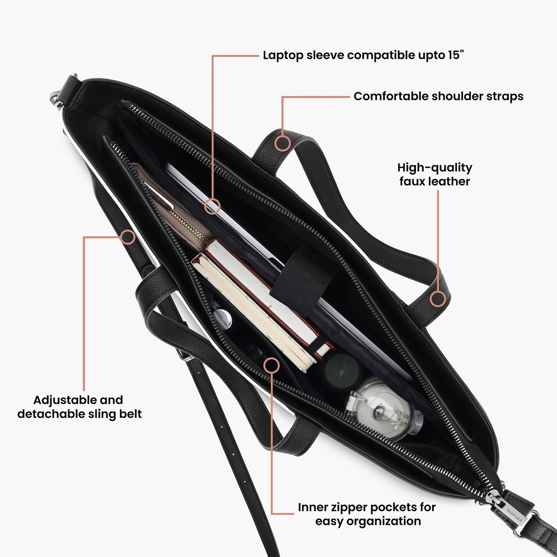Buy FASTRACK Colourblocked Laptop Bag from Fastrack at just INR 3895.0