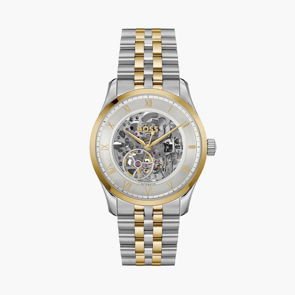 Buy BOSS Principle Skeleton Automatic Watch - 1514237 from Boss at just ...