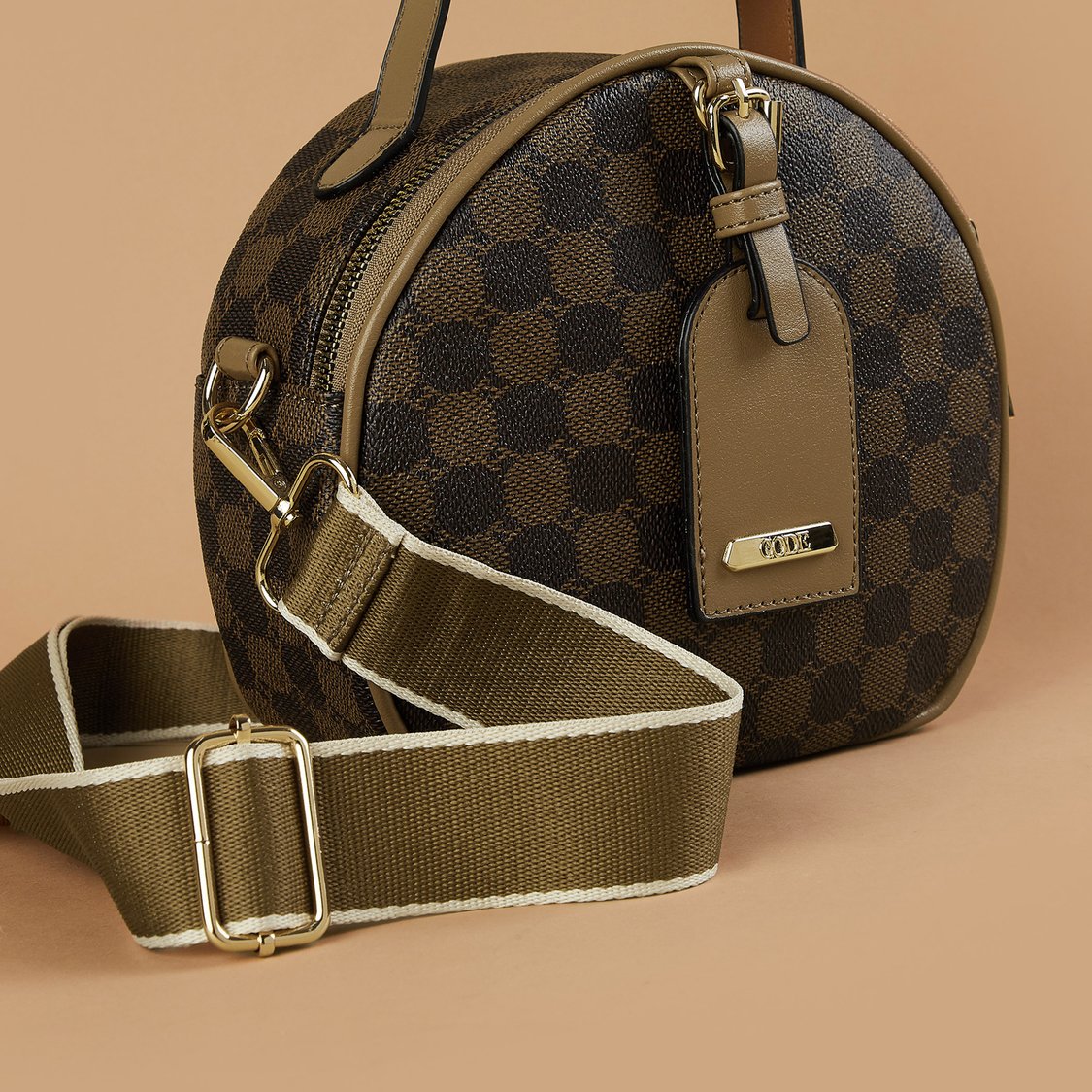 Buy CODE Patterned Sling Bag from CODE at just INR 1499.0