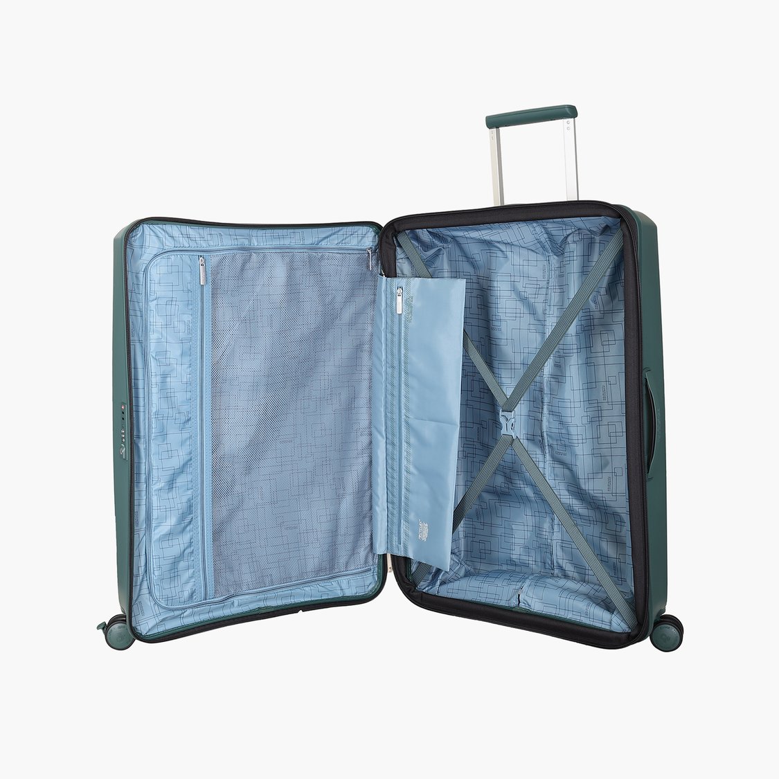 Buy AMERICAN TOURISTER Aerostep Spinner Trolley Bag with TSA Lock ...