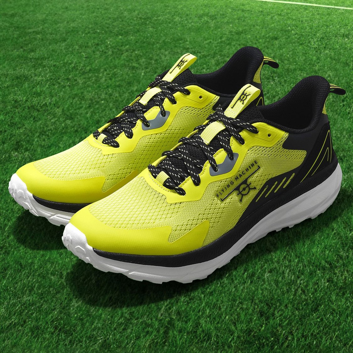Buy FLYING MACHINE Aston Colourblocked Lace-Up Shoes from Flying ...
