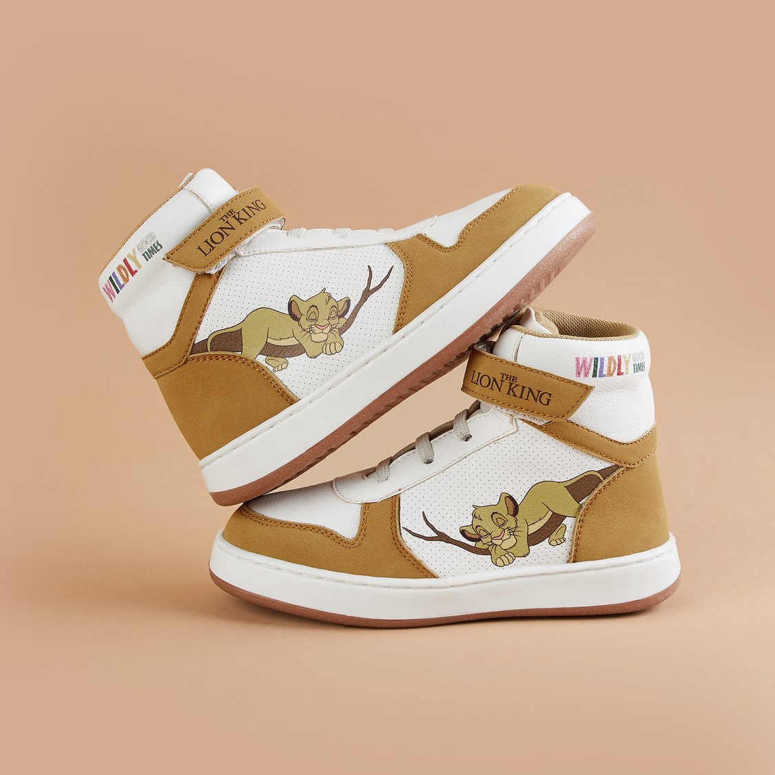 Buy FAME FOREVER Boys The Lion King Print High-Top Sneakers from Fame ...