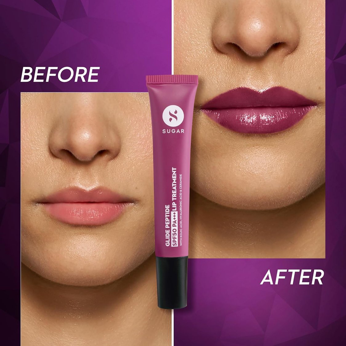 Buy SUGAR Glide Peptide SPF 50 Lip Treatment - 02 Caramel Crepe - 10ml ...