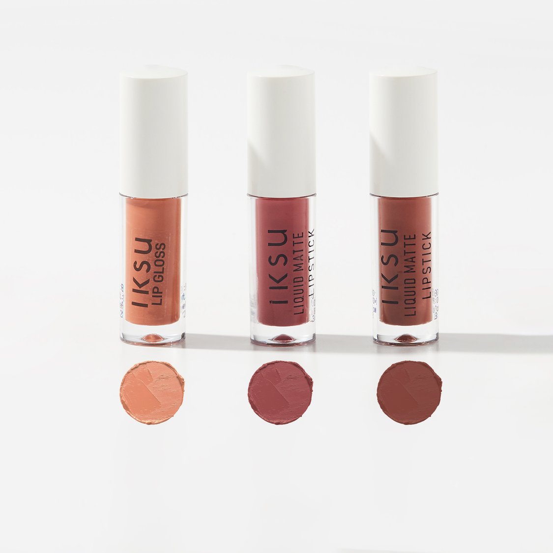 Buy IKSU Caramel Glow Liquid Matte Mini Lipgloss Combo - 1.6ml each ...