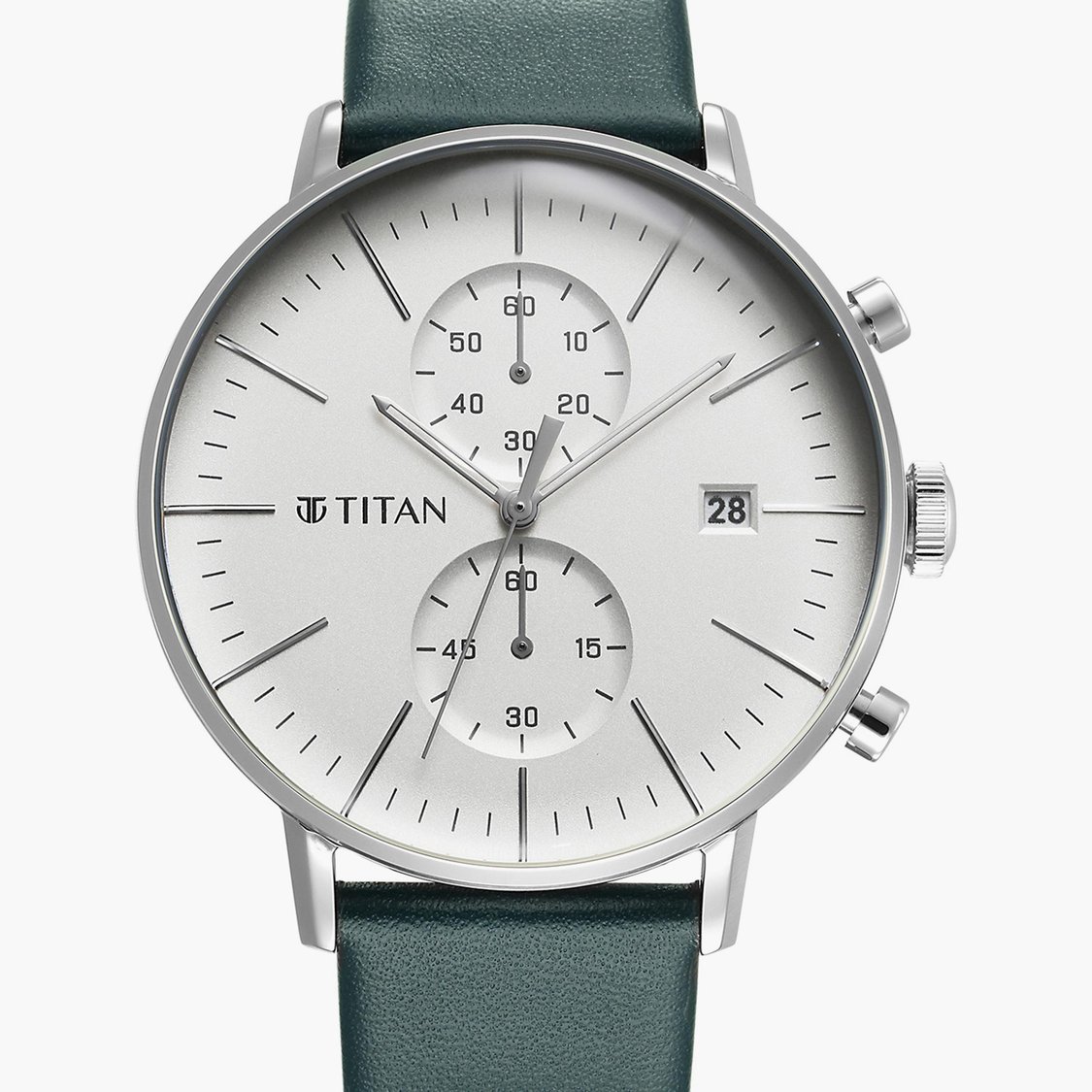 Buy TITAN Infinity Display Chronograph Watch - NT90146SL01 from Titan at just INR 10695.0