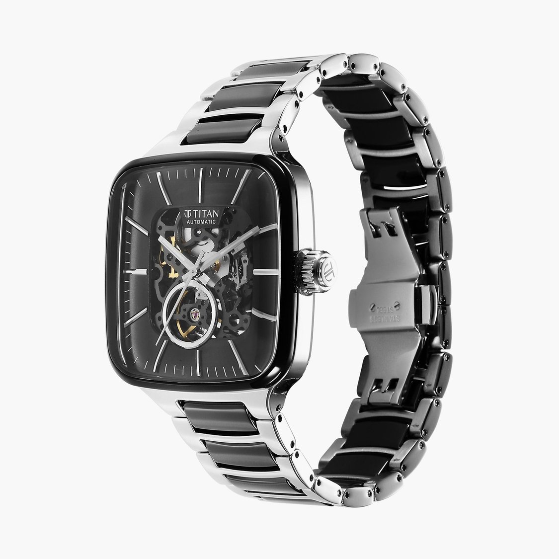 Buy TITAN Ceramic Fusion Automatic Watch - NT90175KD01 from Titan at ...