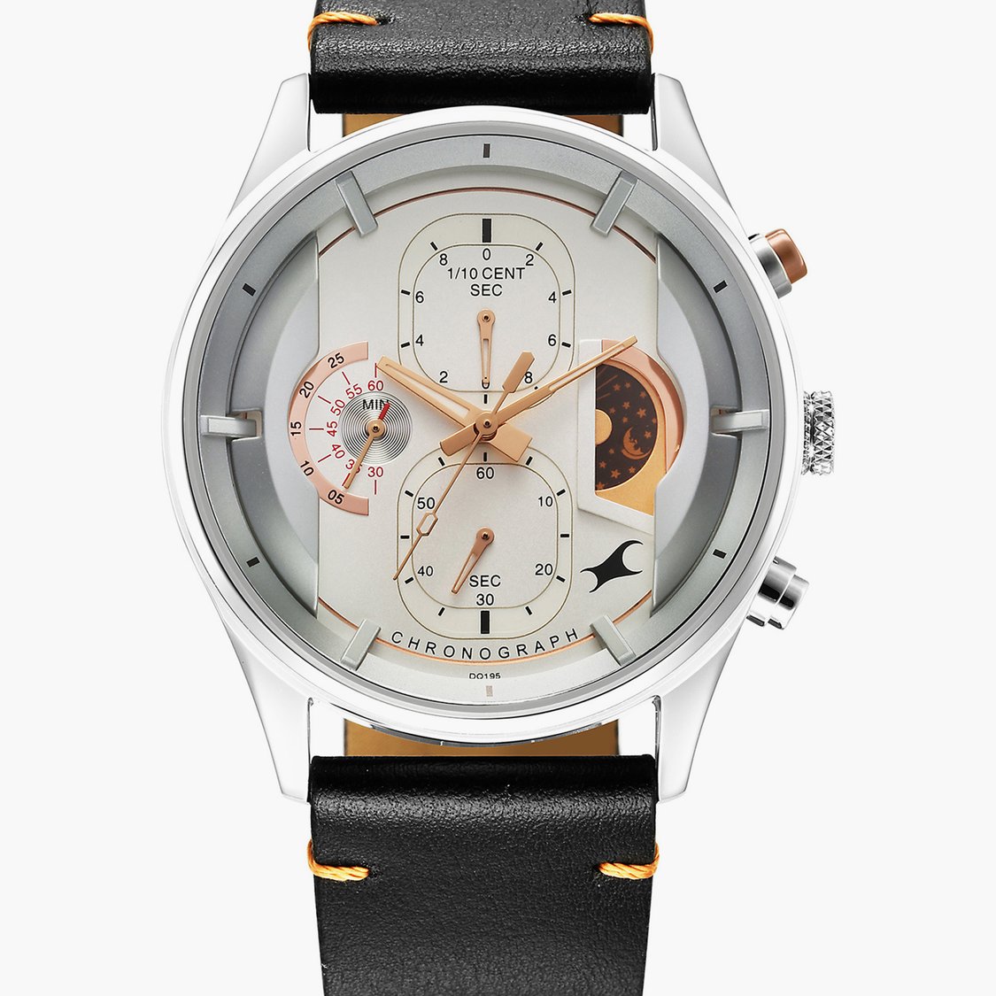 Buy FASTRACK Opulence Sun Moon Chronograph Watch - NT3315KL02 from ...