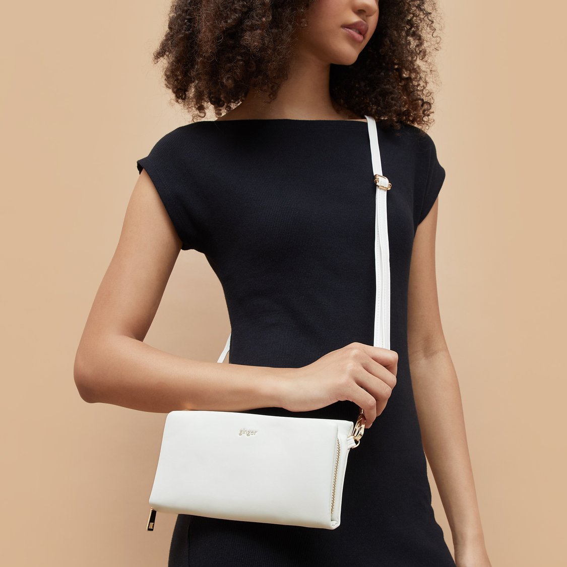 Buy GINGER Solid Wallet with Detachable Strap from Ginger at just INR ...