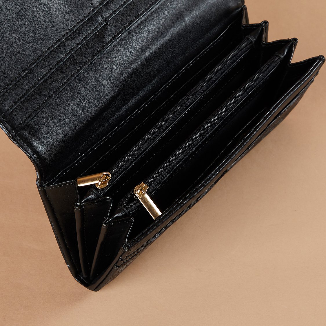 Buy GINGER Floral Print Push-Button Wallet from Ginger at just INR 899.0