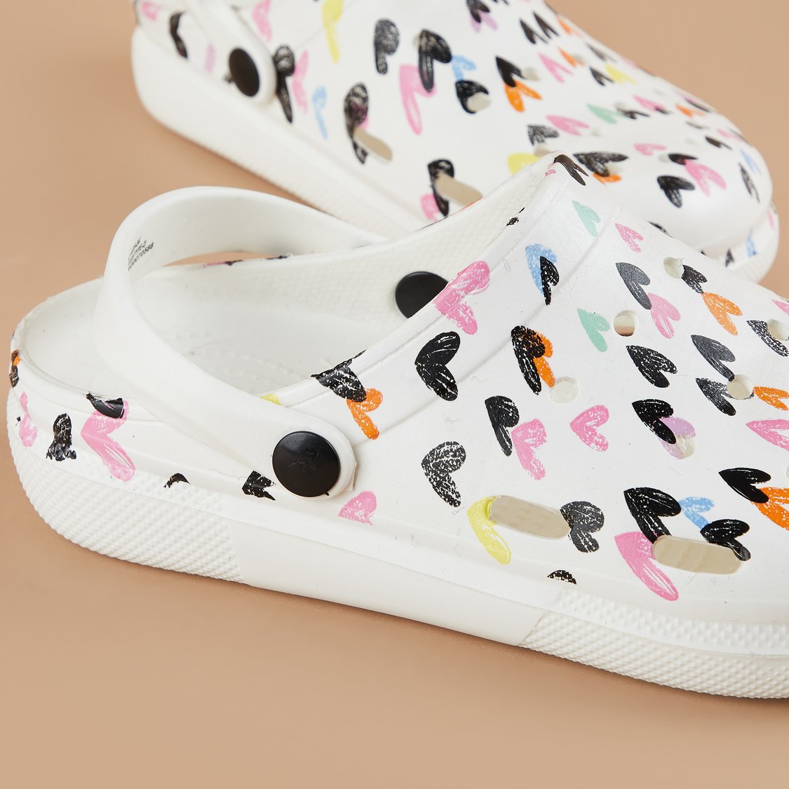 Buy GINGER Heart-Print Clogs from Ginger at just INR 499.0
