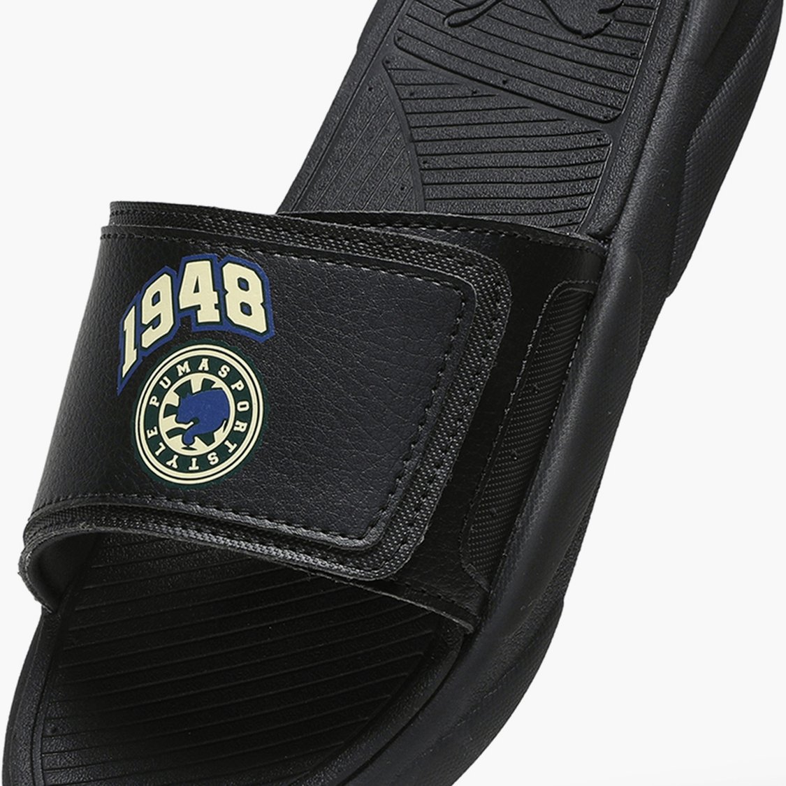 Buy PUMA Printed Sliders with Velcro Strap from PUMA at just INR 1999.0