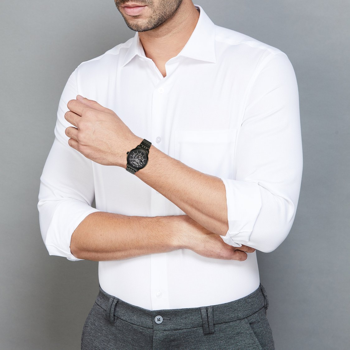 Buy TITAN Phoenix Skeleton Automatic Watch - 90223NM01 from Titan at ...