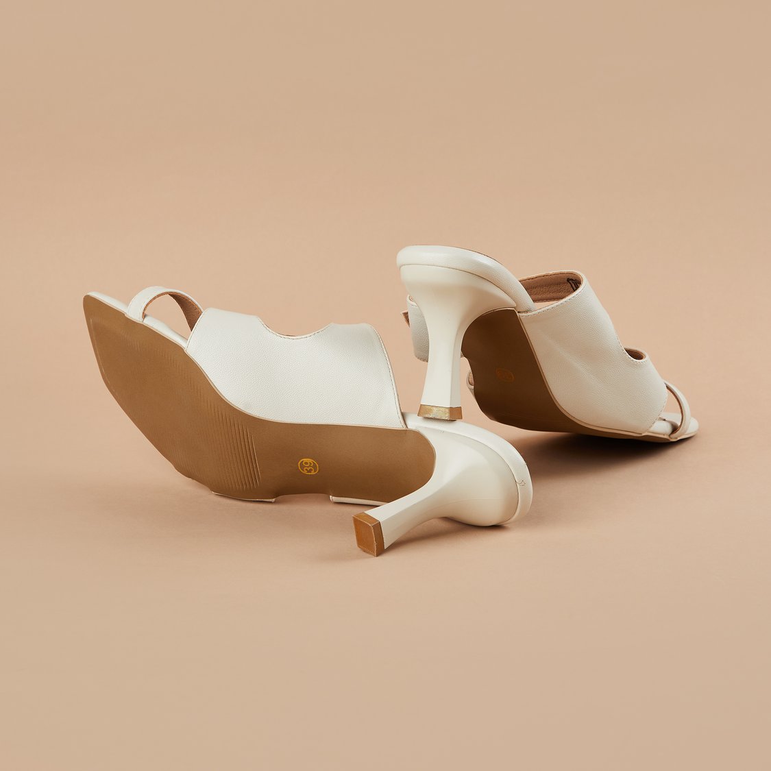 Buy CODE Spool Heels with Buckle Straps from CODE at just INR 1499.0