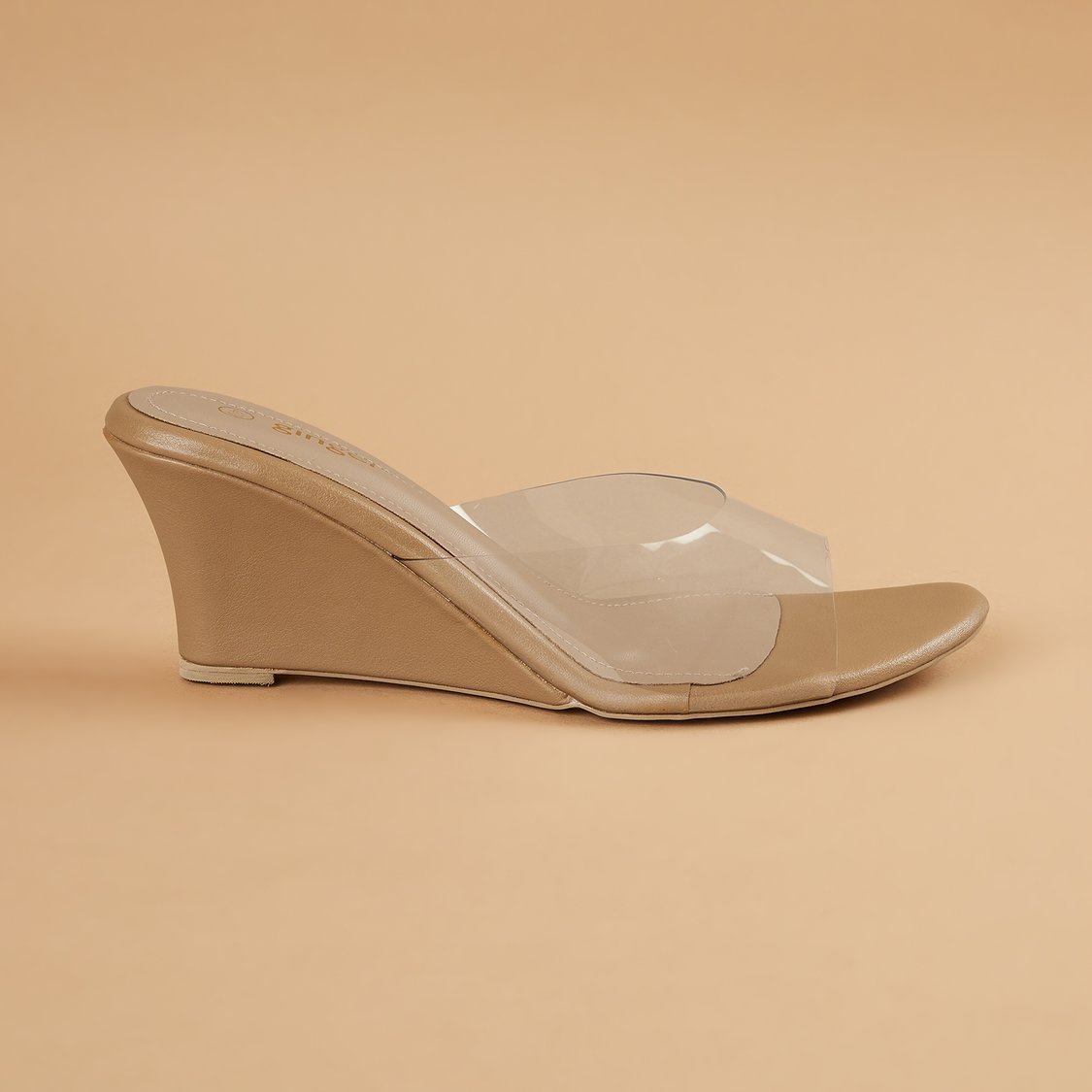 Buy GINGER Transparent Strap Wedges from Ginger at just INR 1299.0
