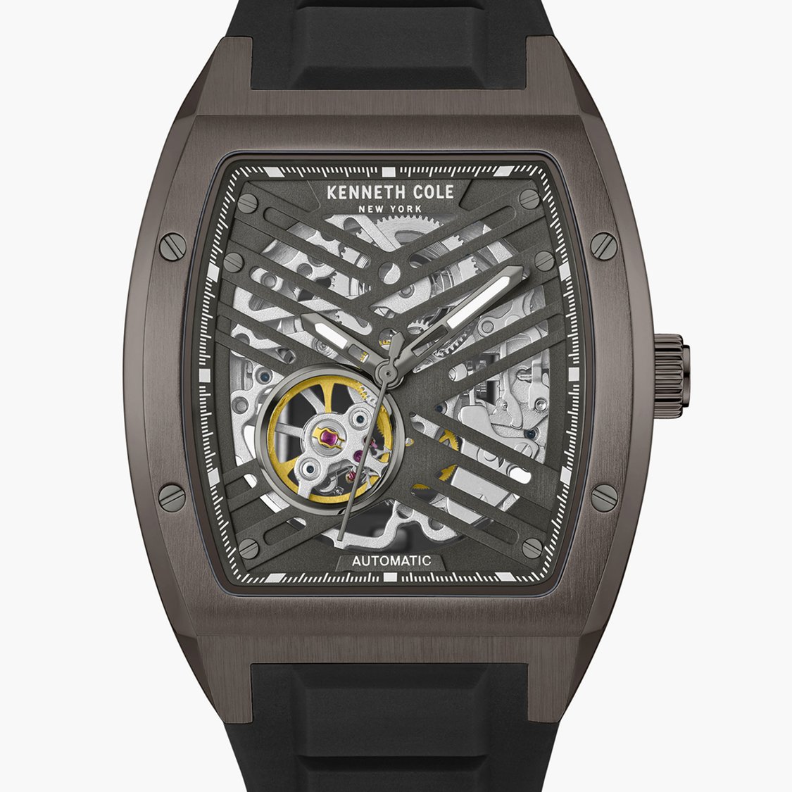 Buy KENNETH COLE Tonneau Dial Automatic Watch - NTKCWGZ0046102MN from ...