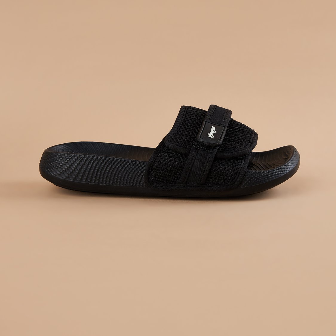 Buy GINGER Woven Strap Velcro Sliders from Ginger at just INR 499.0