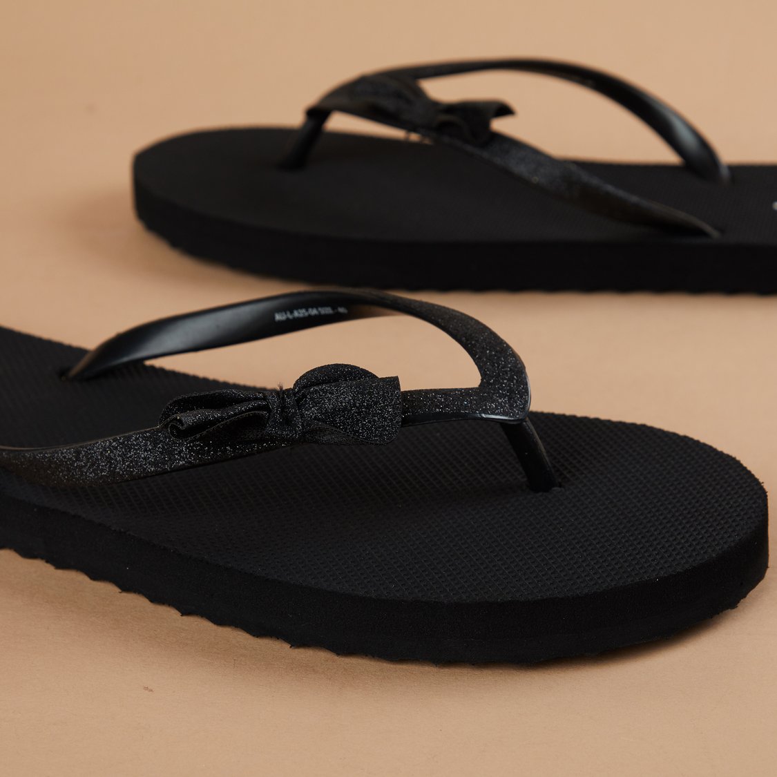 Buy GINGER Bow-Detailed Flip Flops from Ginger at just INR 399.0