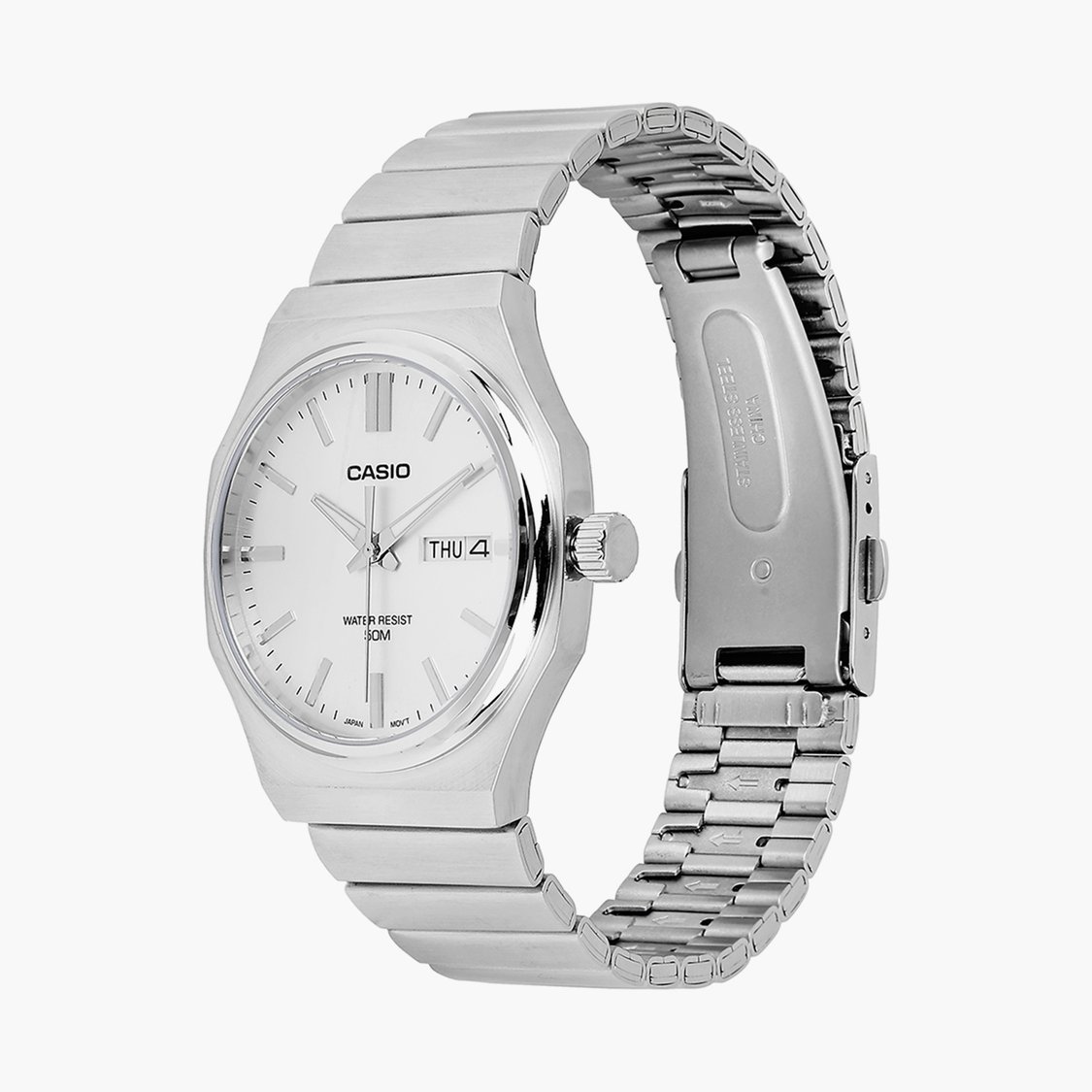 Buy CASIO Enticer Analog Watch with Stainless Steel Strap - A2417 from ...