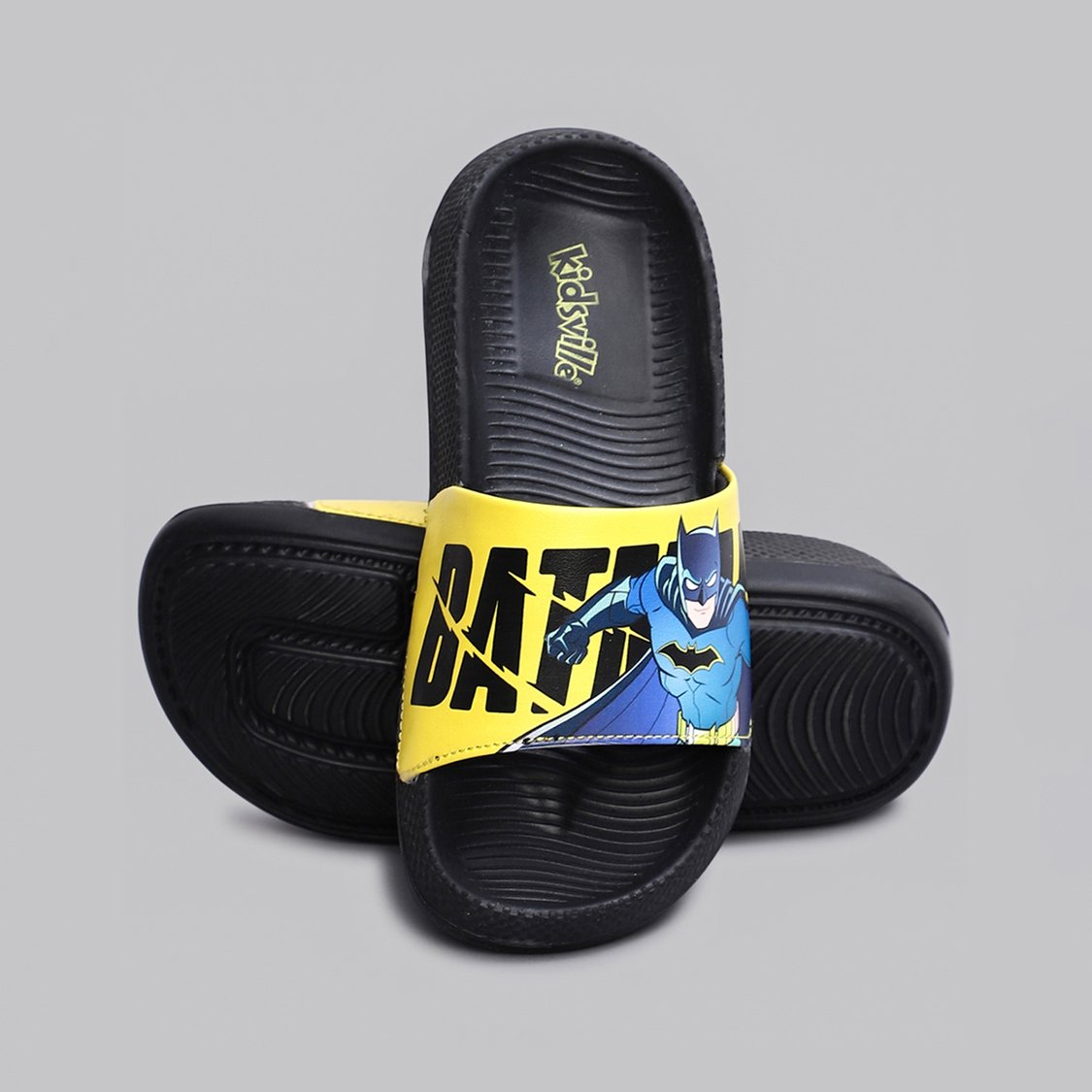 Buy BIOWORLD Boys Batman Print Sliders from Bioworld at just INR 899.0