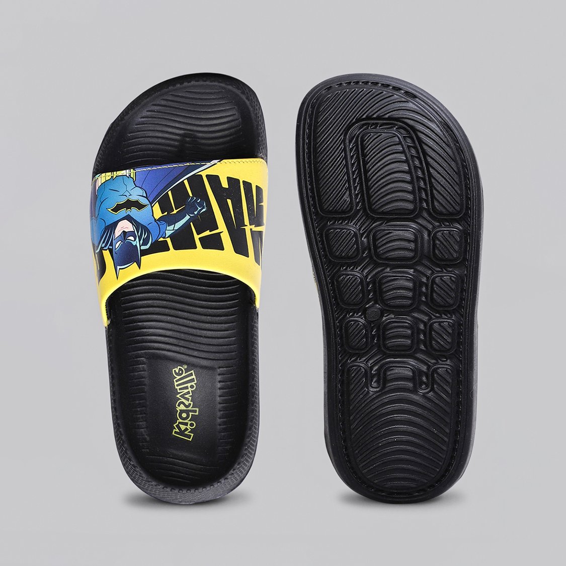 Buy BIOWORLD Boys Batman Print Sliders from Bioworld at just INR 899.0