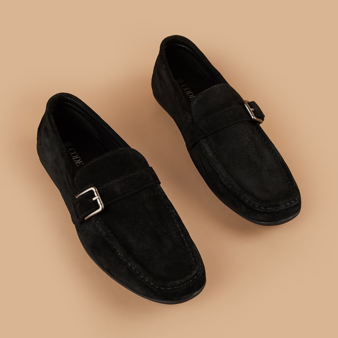 Buy CODE Suede Loafers from CODE at just INR 1999.0