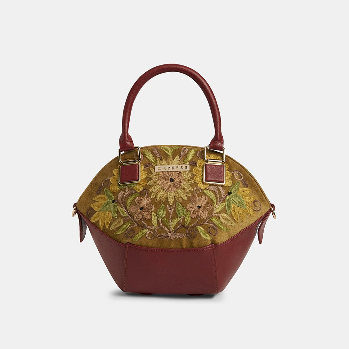 Buy CAPRESE Embroidered Handheld Bag from Caprese at just INR 2999.0