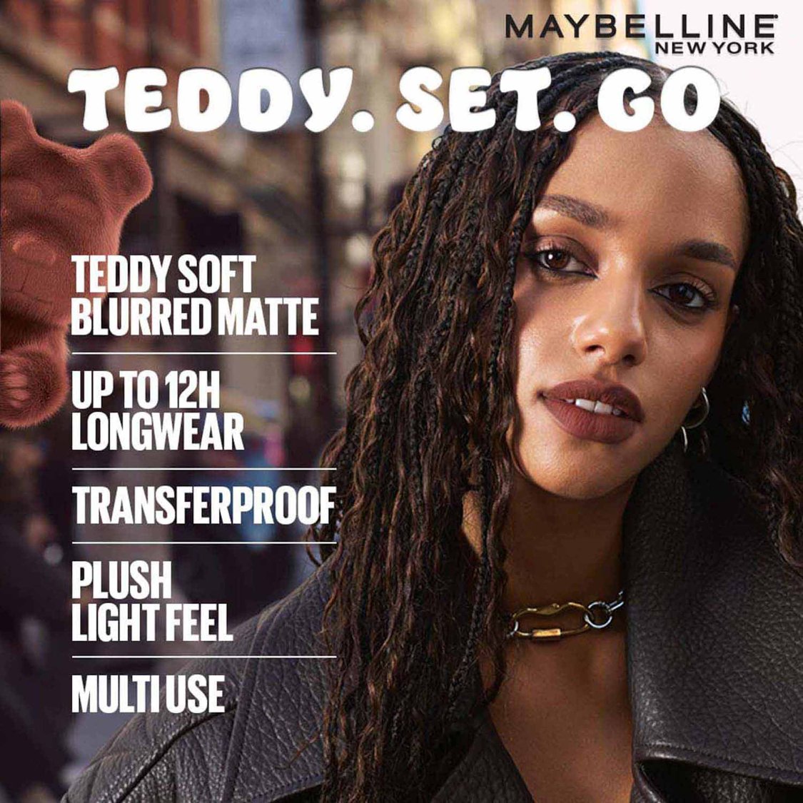 Buy MAYBELLINE NEW YORK Superstay Lip and Cheek Colour Teddy Tint ...