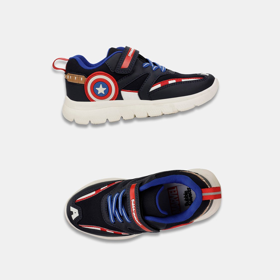 Buy BATA Boys Bubblegummers Disney Captain America Sneakers from Bata ...