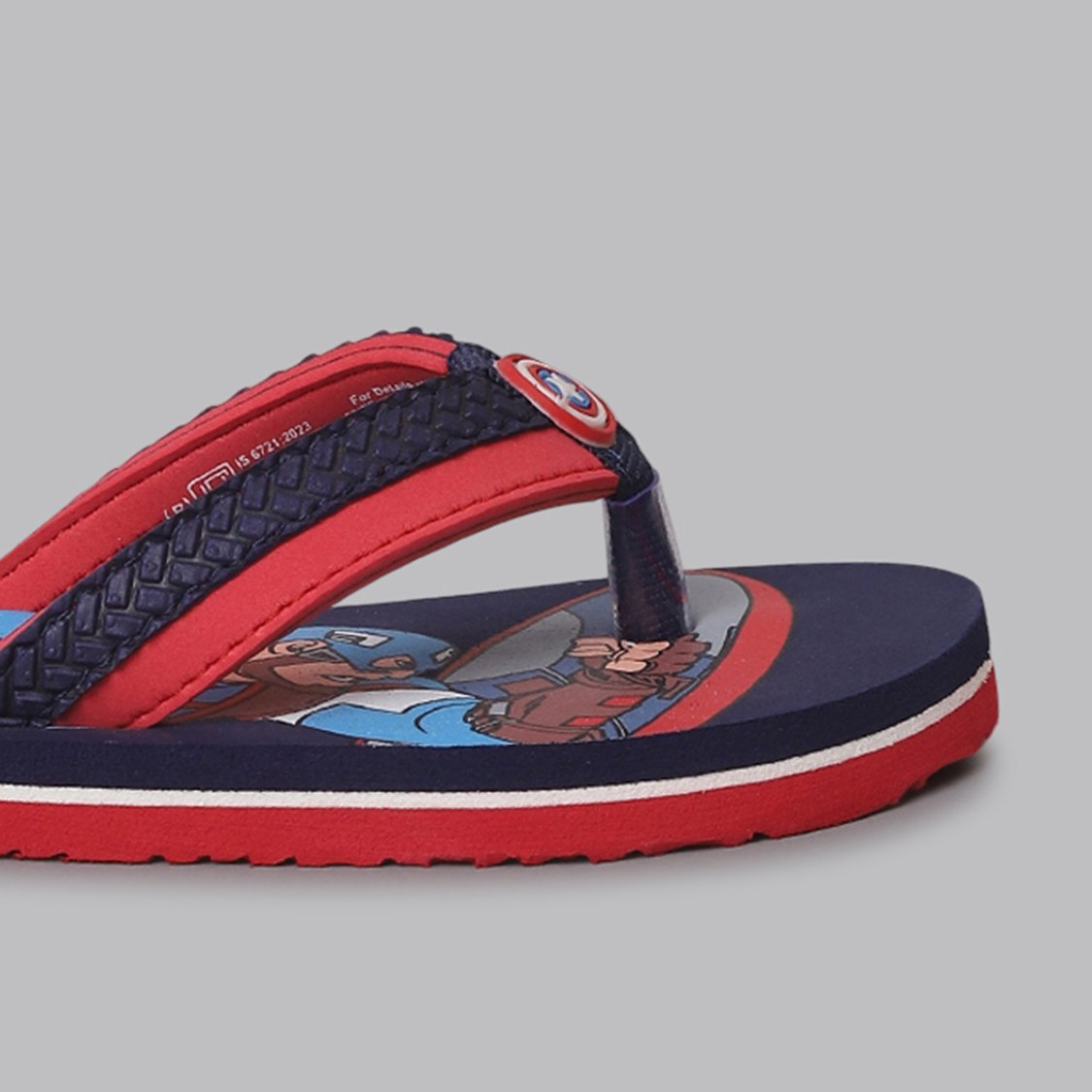 Buy BIOWORLD Boys Captain America Print Slippers from Bioworld at just ...