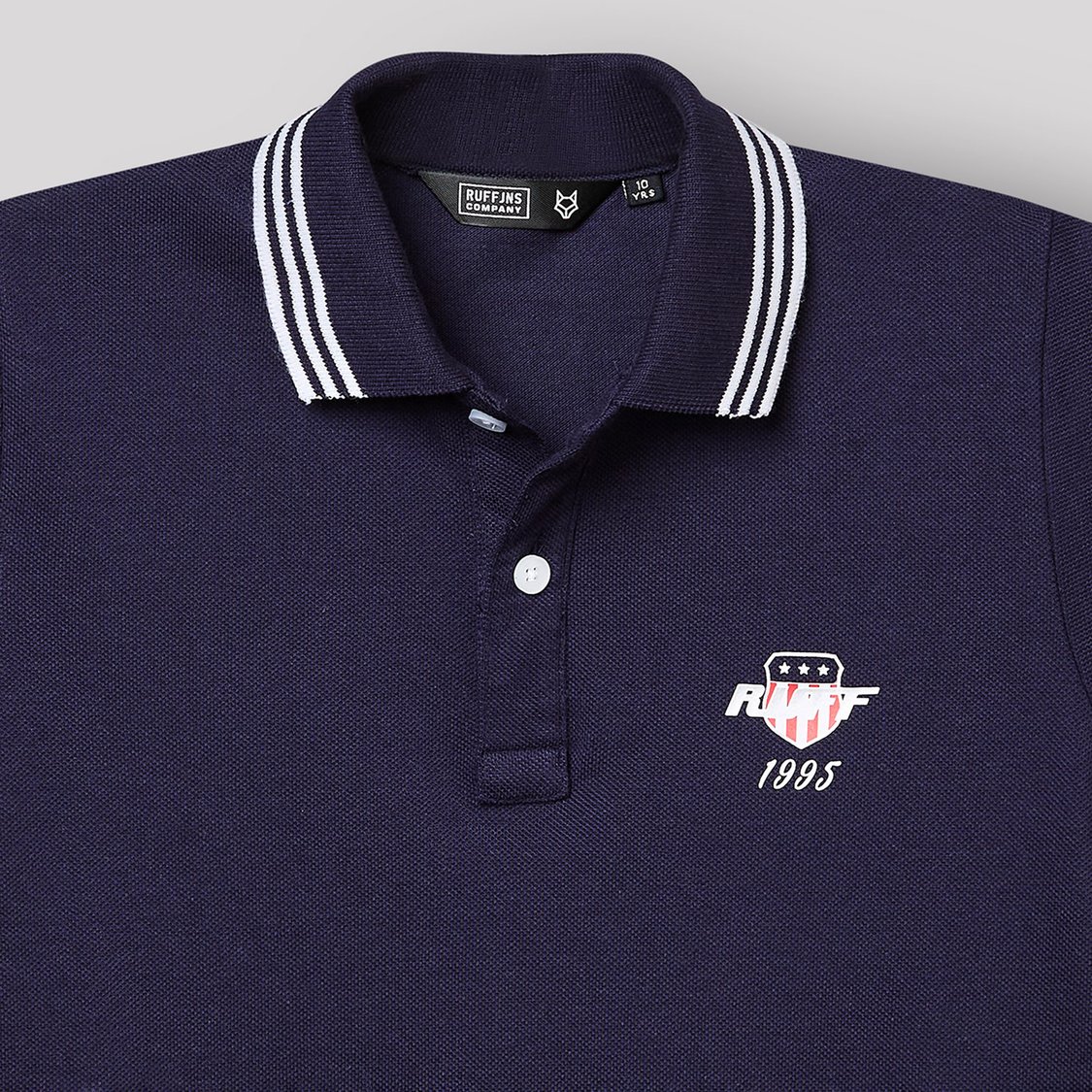 Buy RUFF KIDS Boys Solid Polo T-shirt from Ruff Kids at just INR 1199.0