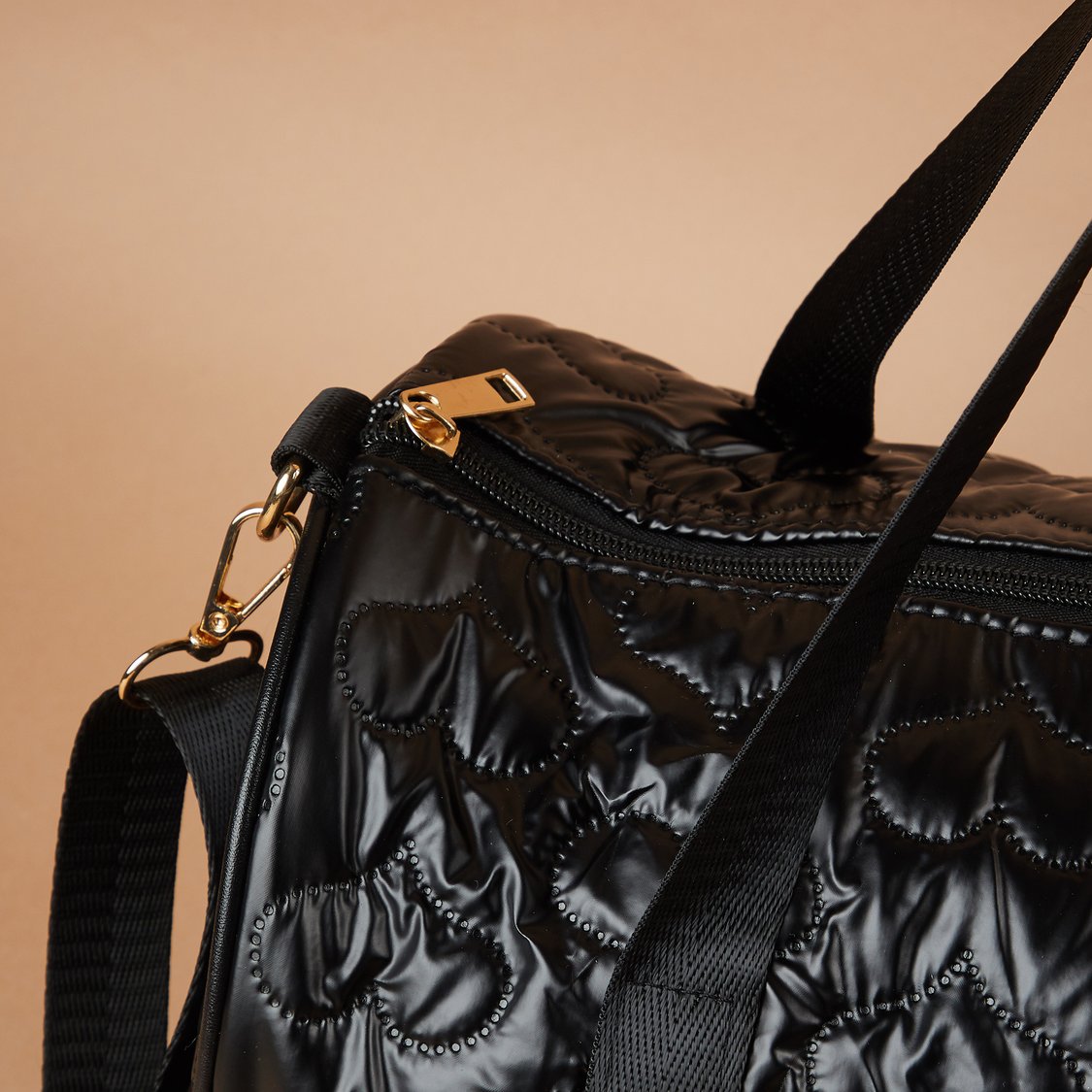 Buy GINGER Quilted Duffle Bag from Ginger at just INR 999.0