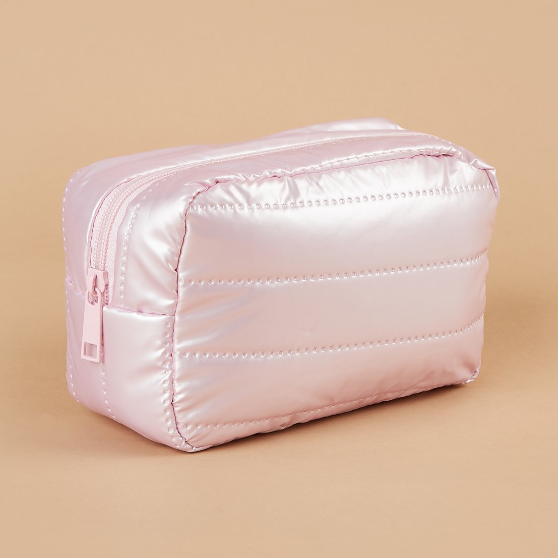 Buy GINGER Quilted Vanity Pouch from Ginger at just INR 499.0