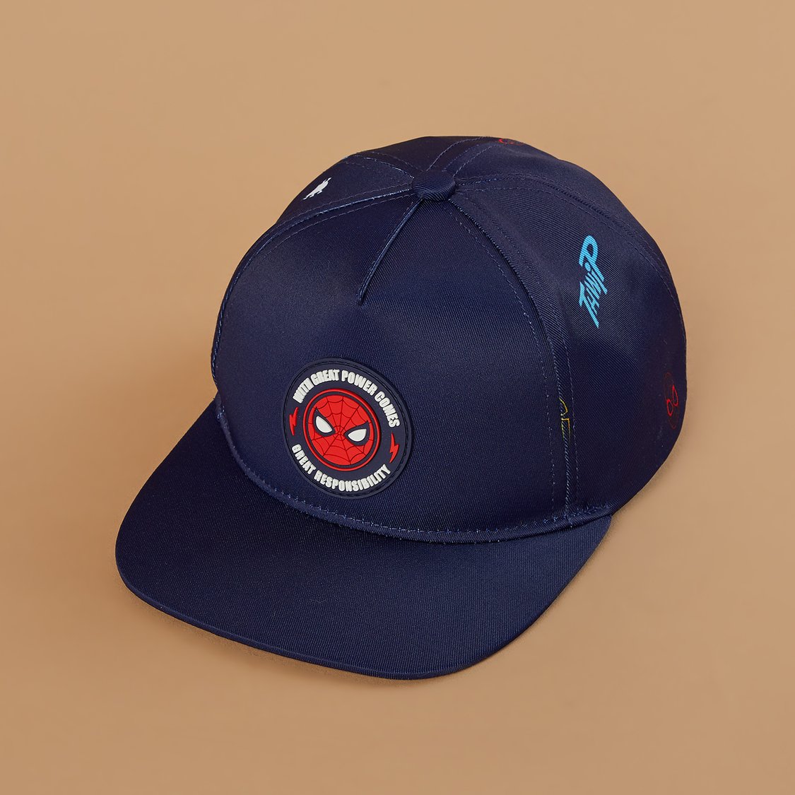 Buy FAME FOREVER Spider-Man Applique Baseball Cap from Fame Forever at ...