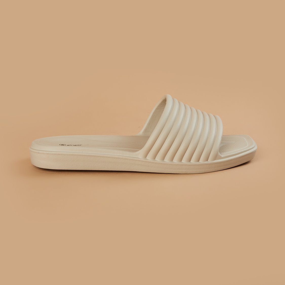 Buy GINGER Ribbed Sliders from Ginger at just INR 399.0