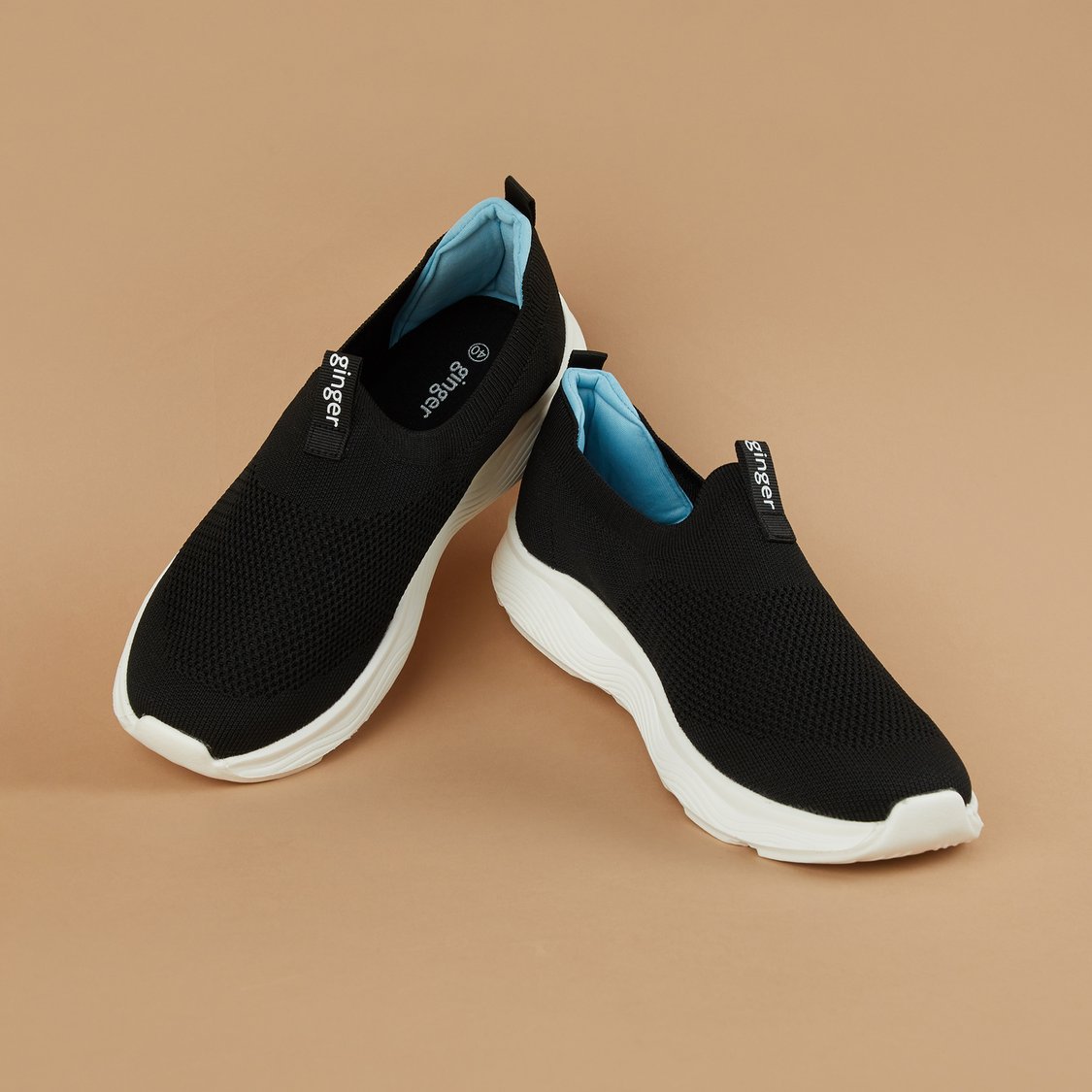 Buy Ginger Knitted Slip On Sneakers From Ginger At Just Inr 9990 0077