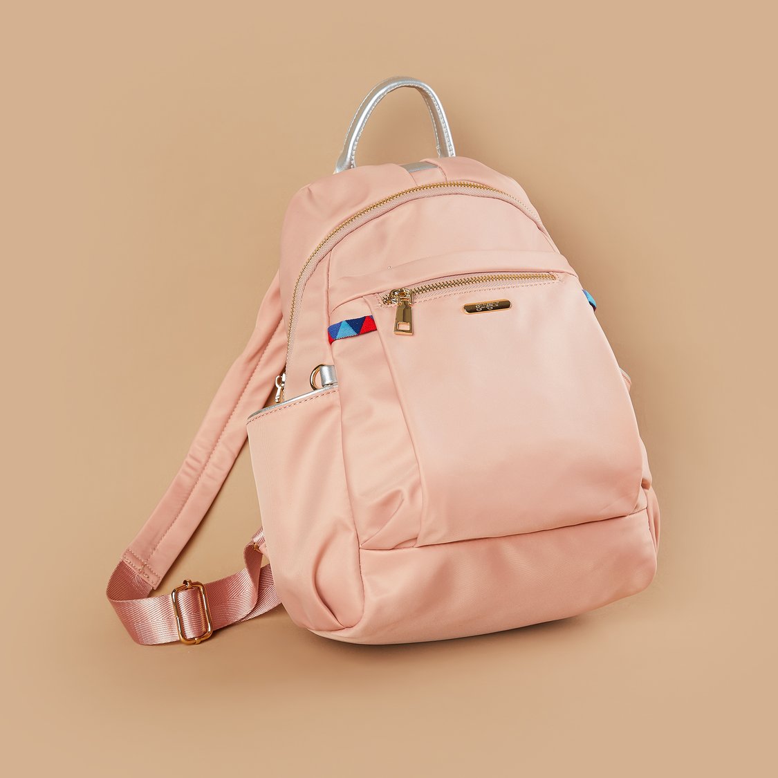 Buy GINGER Solid Backpack from Ginger at just INR 2299.0