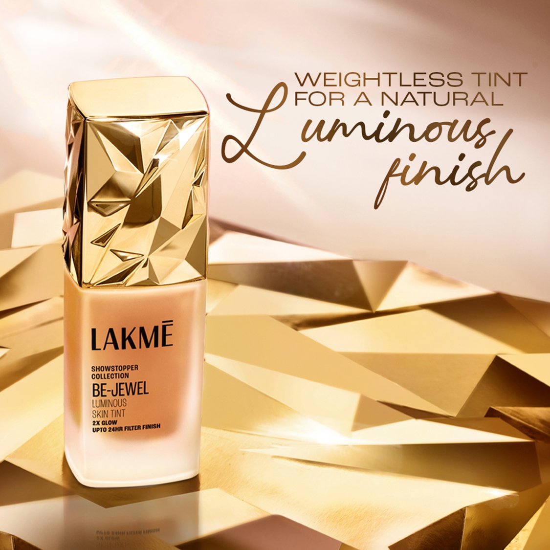 Buy LAKME Be-Jewel Luminous Skin Tint - Warm Sand - 25ml from Lakme at ...