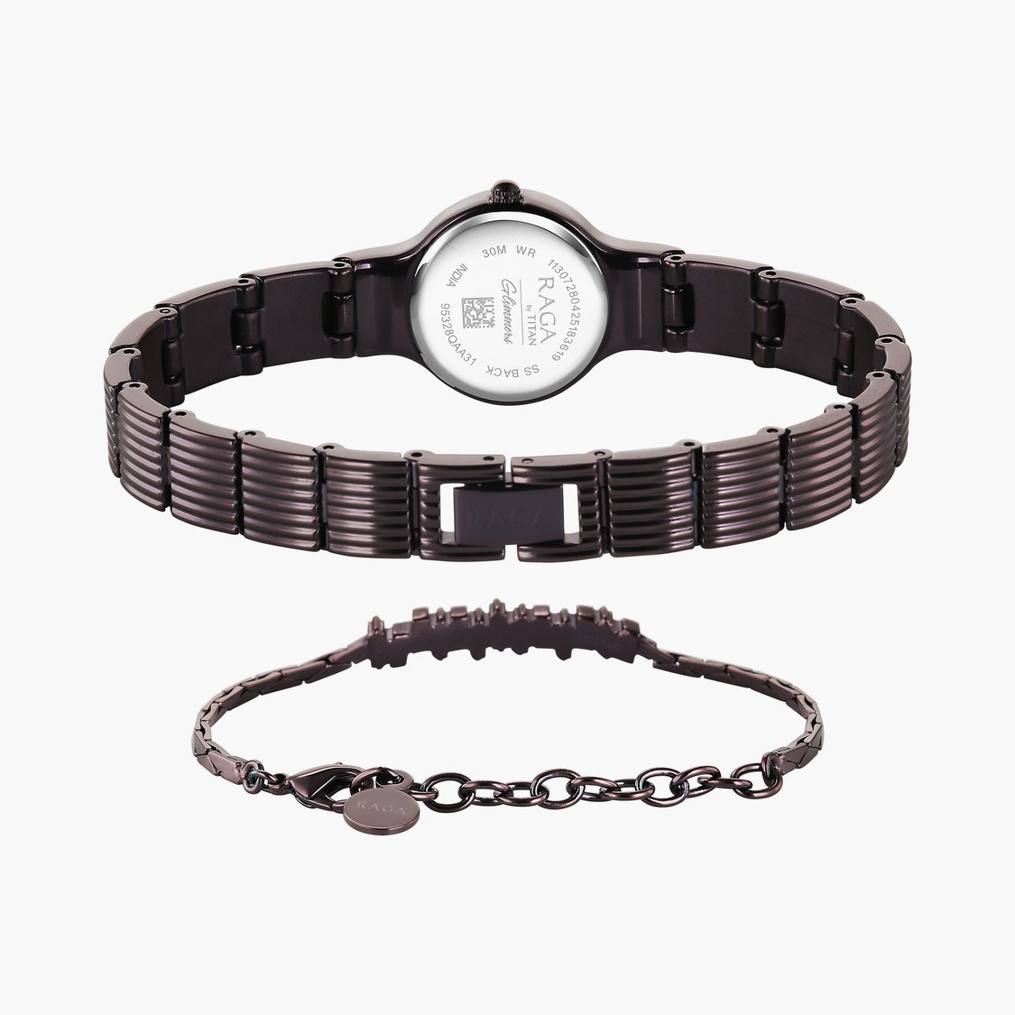 Buy TITAN Raga Glimmers Analog Watch with Bracelet - 95328QM01F from Titan at just INR 15895.0