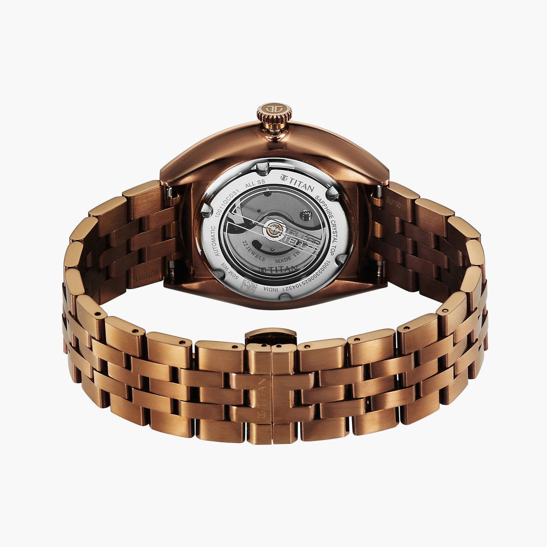 Buy TITAN Stellar 3 Automatic Watch - 10011QM01 from Titan at just INR ...
