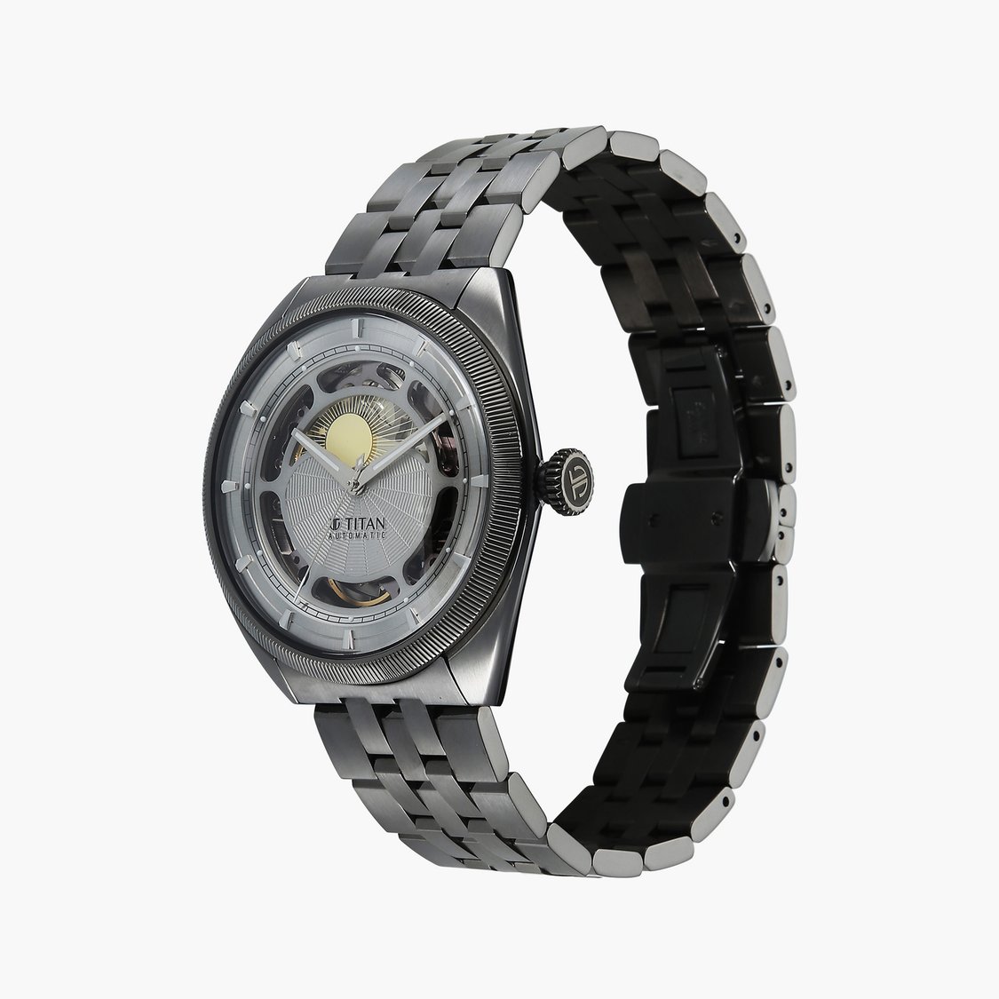 Buy TITAN Stellar 3 Automatic Watch - 10011QM02 from Titan at just INR ...
