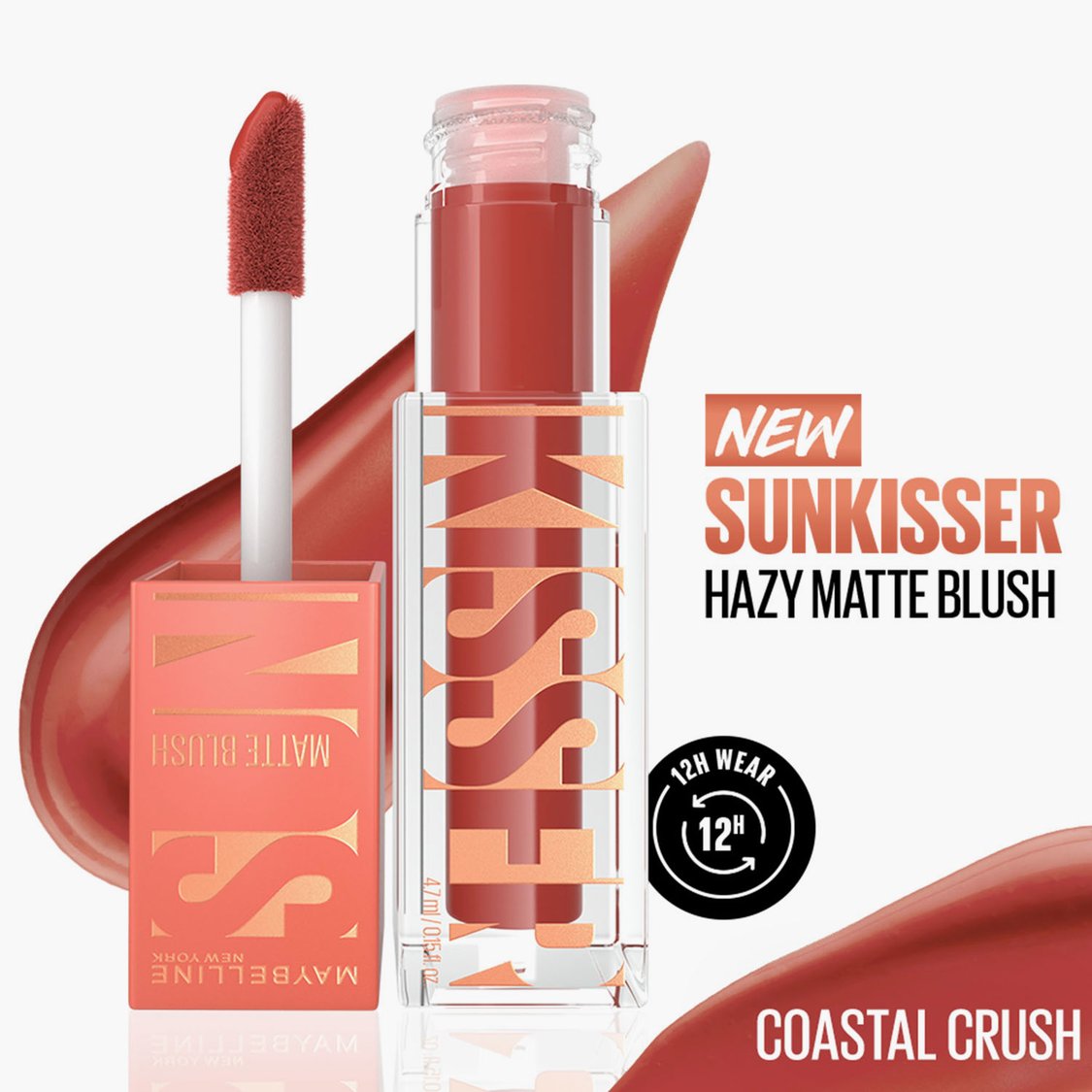 Buy MAYBELLINE NEW YORK Sunkisser Hazy Matte Blush - Coastal Crush - 4 ...